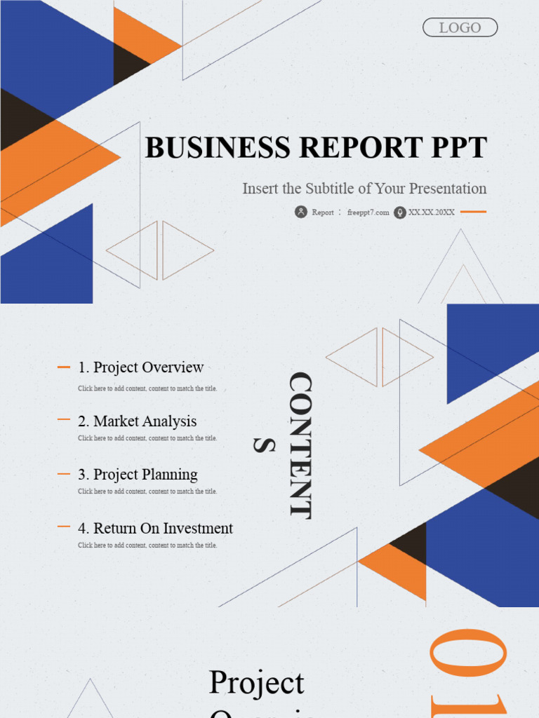 Business Report PPT Template | PDF