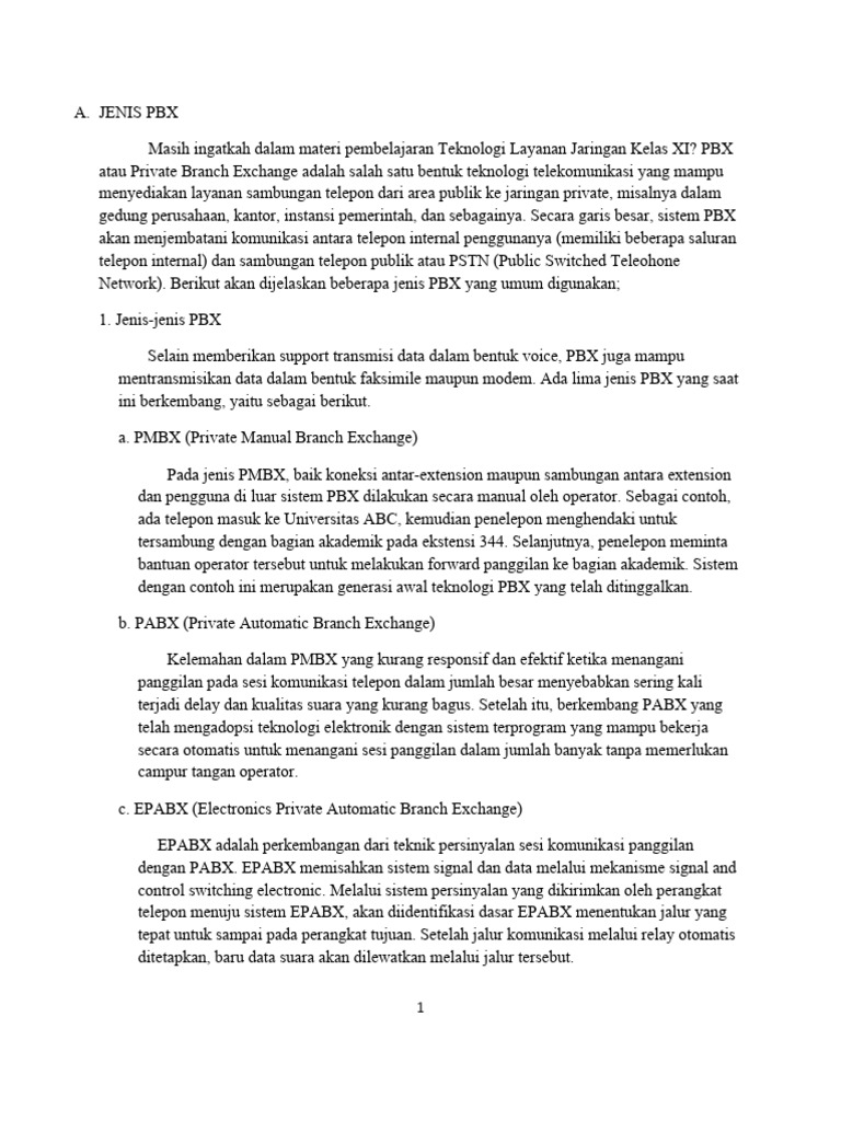 Materi TLJ TKJ | PDF