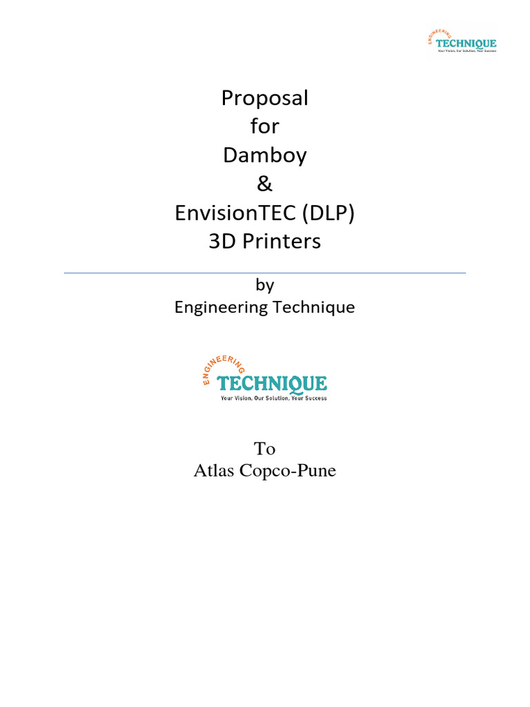 ETQ-QTN-2425-3DP-DAMBOY 200 ENV-D4K Pro - Atlascopco | PDF | 3 D Printing | Printer (Computing)