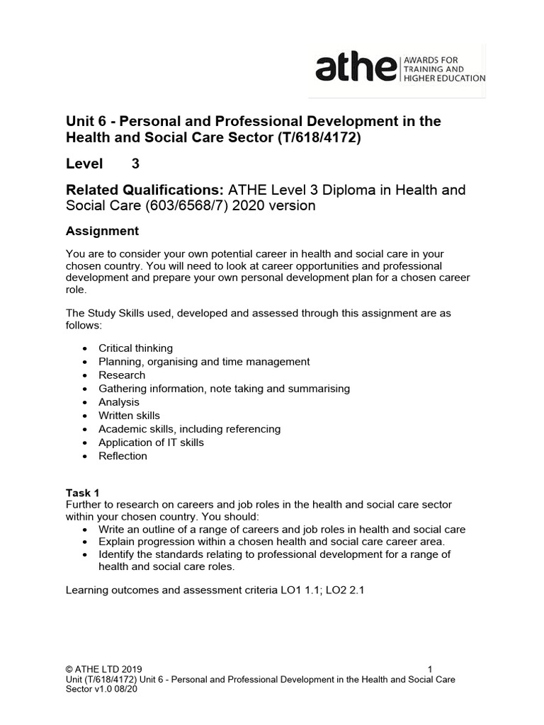 Professional Development in Health Care | PDF | Reflective Practice ...