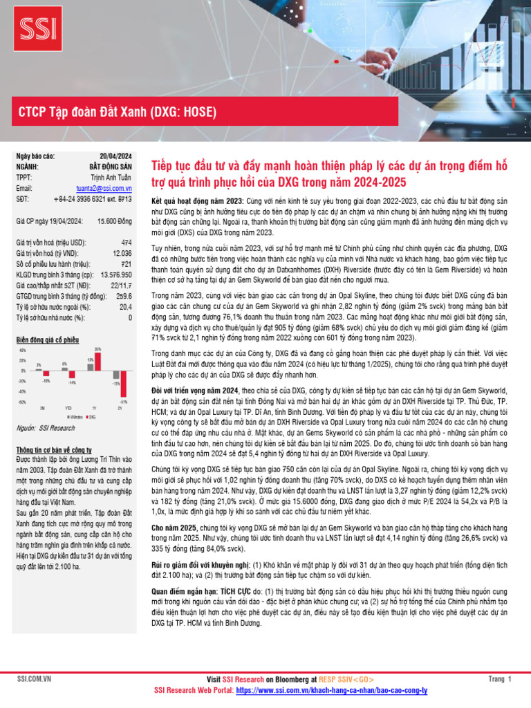 DXG 2024.04.20 SSIResearch | PDF