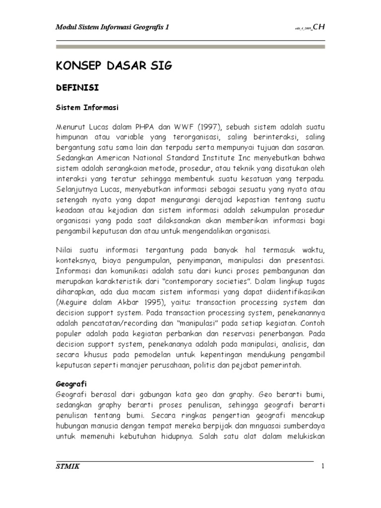 Modul SIG - 1 | PDF | Komputer
