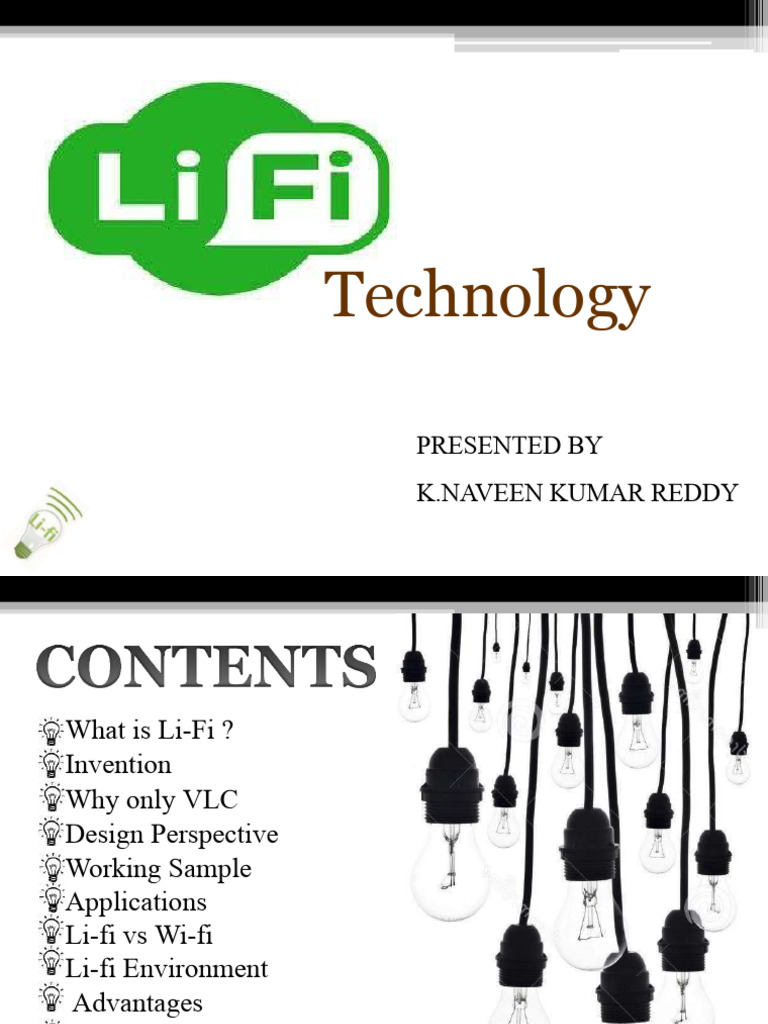 Lifi Technology | PDF | Light | Radio
