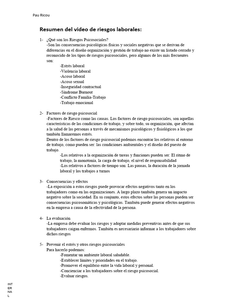 Actividades FOL T8 P | PDF | Sicología | Estrés (biología)
