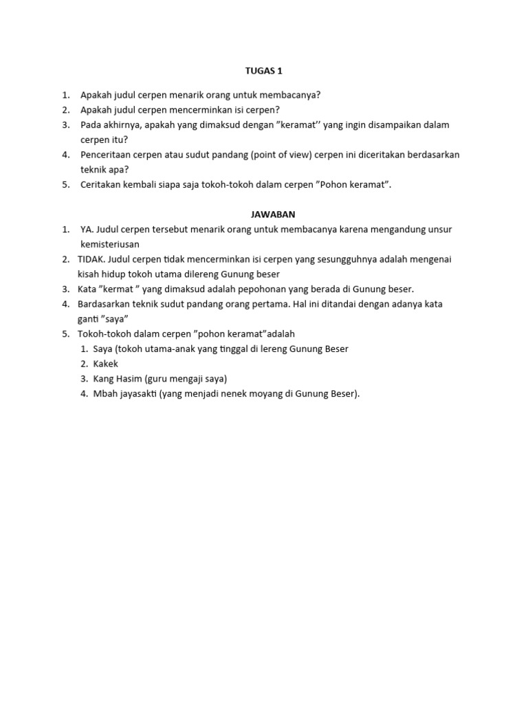 Bhs Indo Tugas Ke 3 | PDF | Seni | Puisi