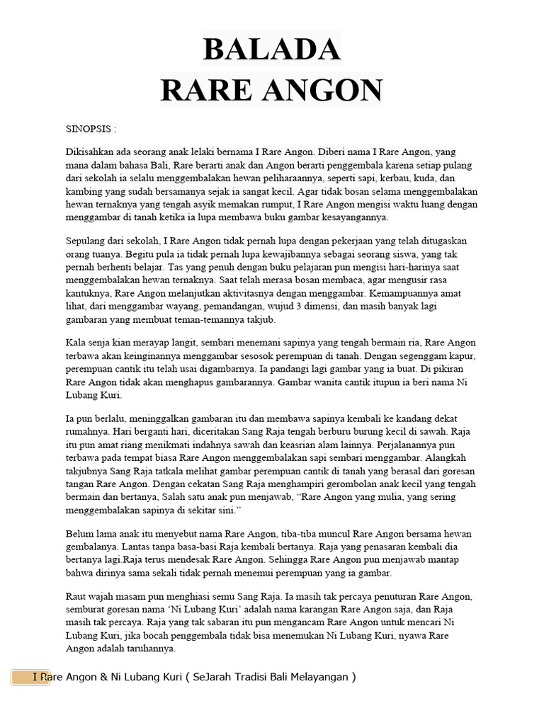 Rare Angon 1 | PDF