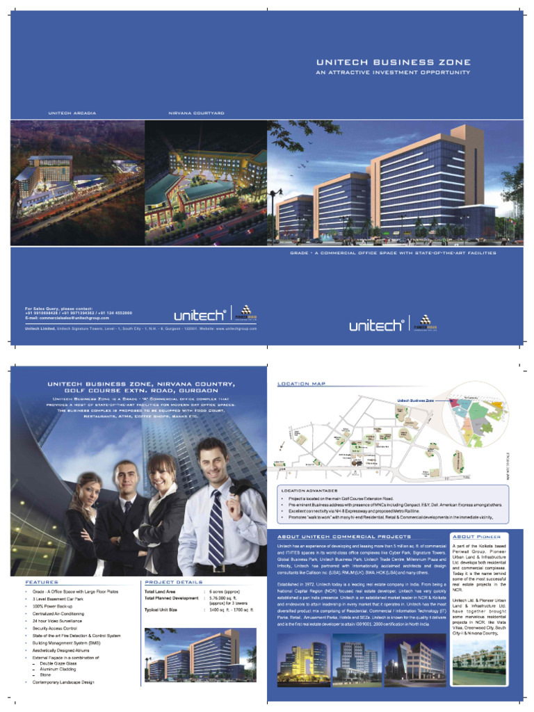 Unitech Business Zone Investment | PDF