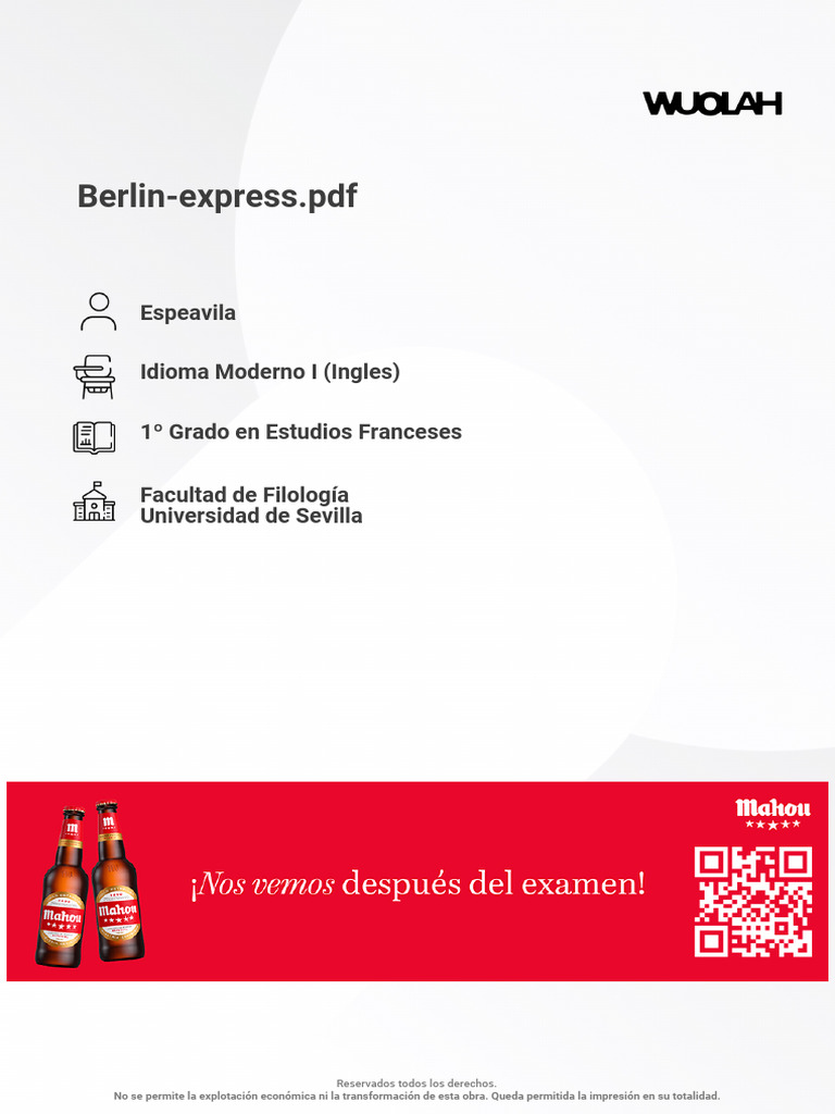 Berlin - Express | PDF | Tren | Tiburones