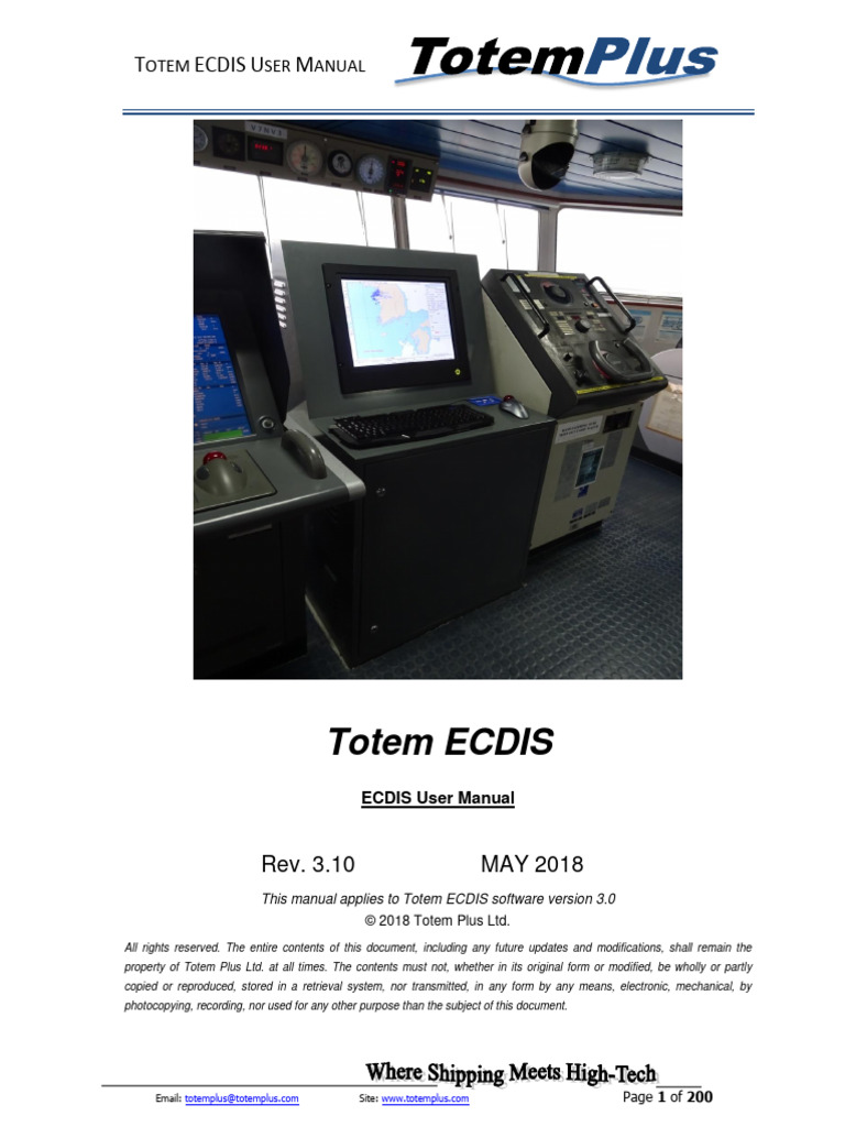 ECDIS User Manual V3.10 | PDF | Computing