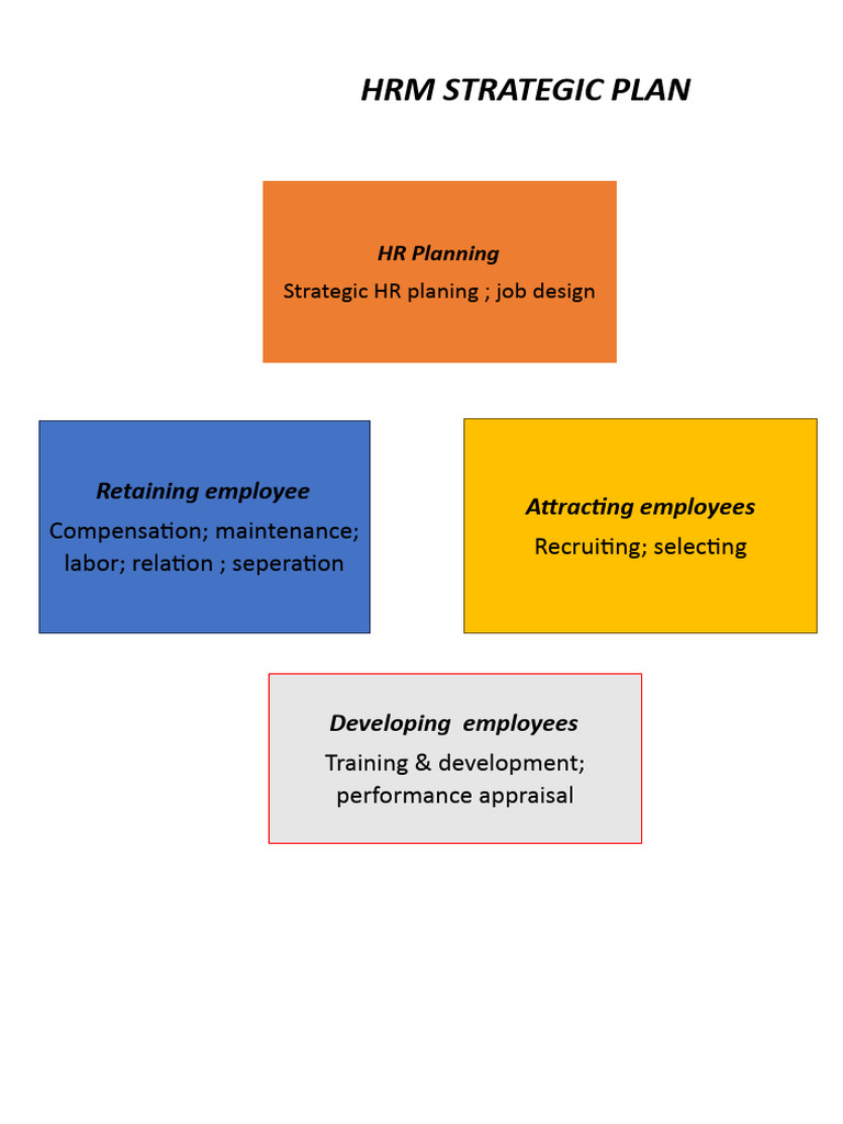 Strategic HRM Plan Overview | PDF