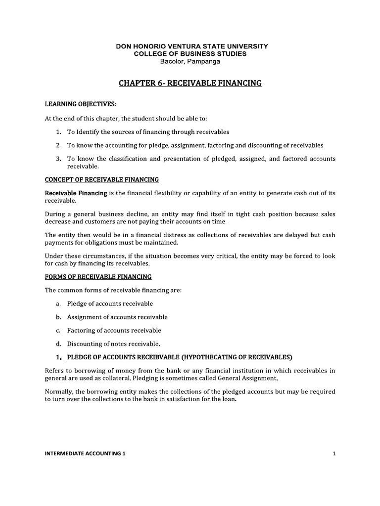 Receivable Financing | PDF