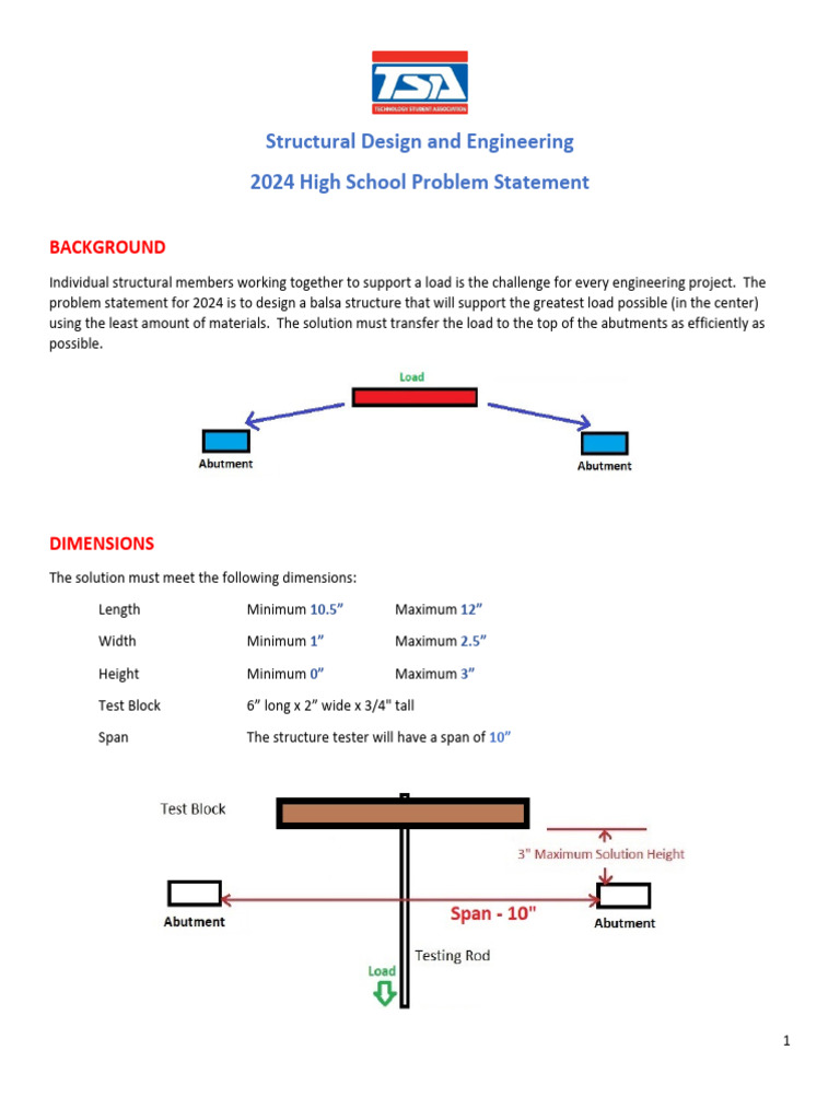 2024 Structural Design and Engineering Problem Statement Themes and ...