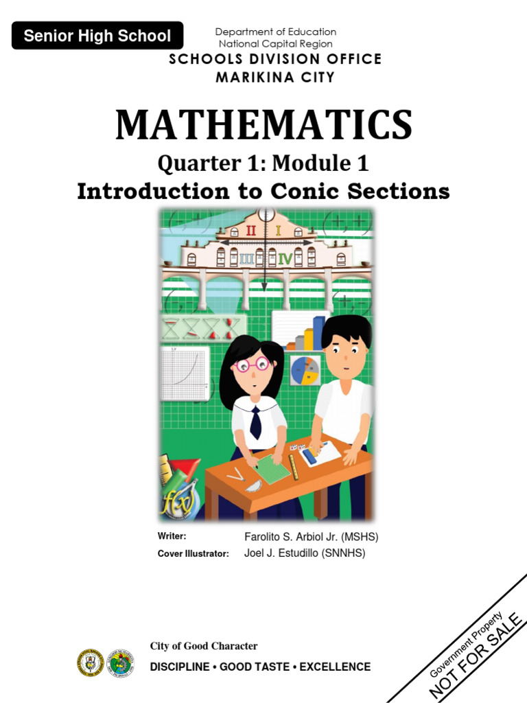 MATH - GR11 (PRE CAL) - QTR1 MODULE 1 - NCR I | PDF | Ellipse ...