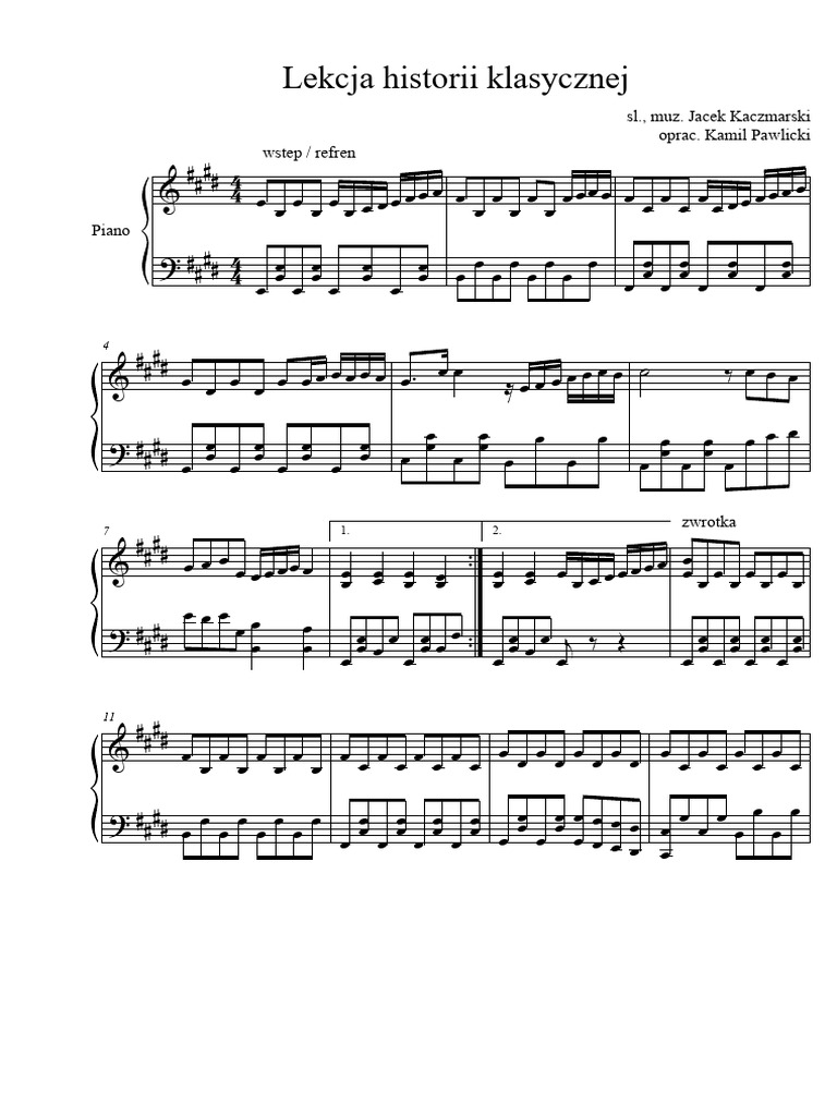 Lekcja Historii Klasycznej | PDF
