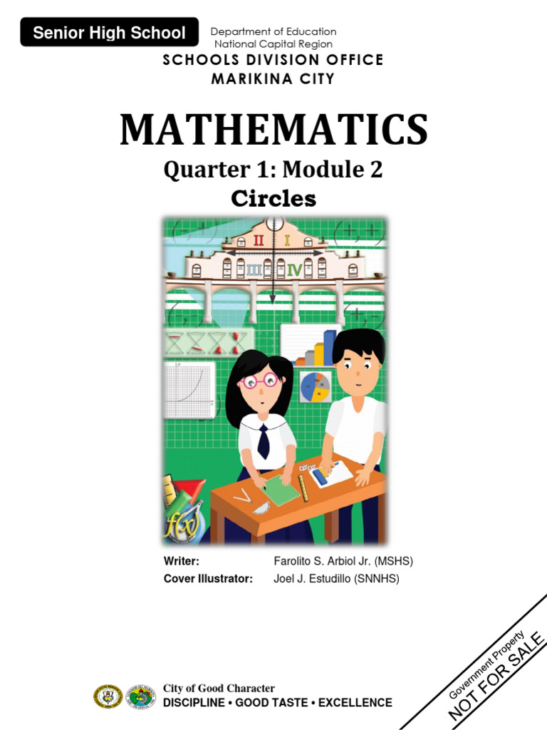 MATH - GR11 (PRE-CAL) - QTR1-MODULE-2 - NCR-i | PDF | Circle | Tangent