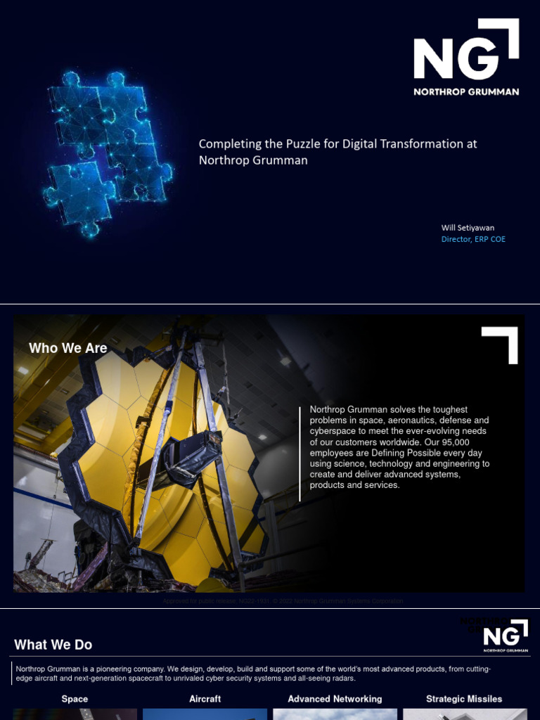 6 - Completing The Puzzle For Digital Transformation at Northrop Grumman - 042753 | PDF | Supply ...
