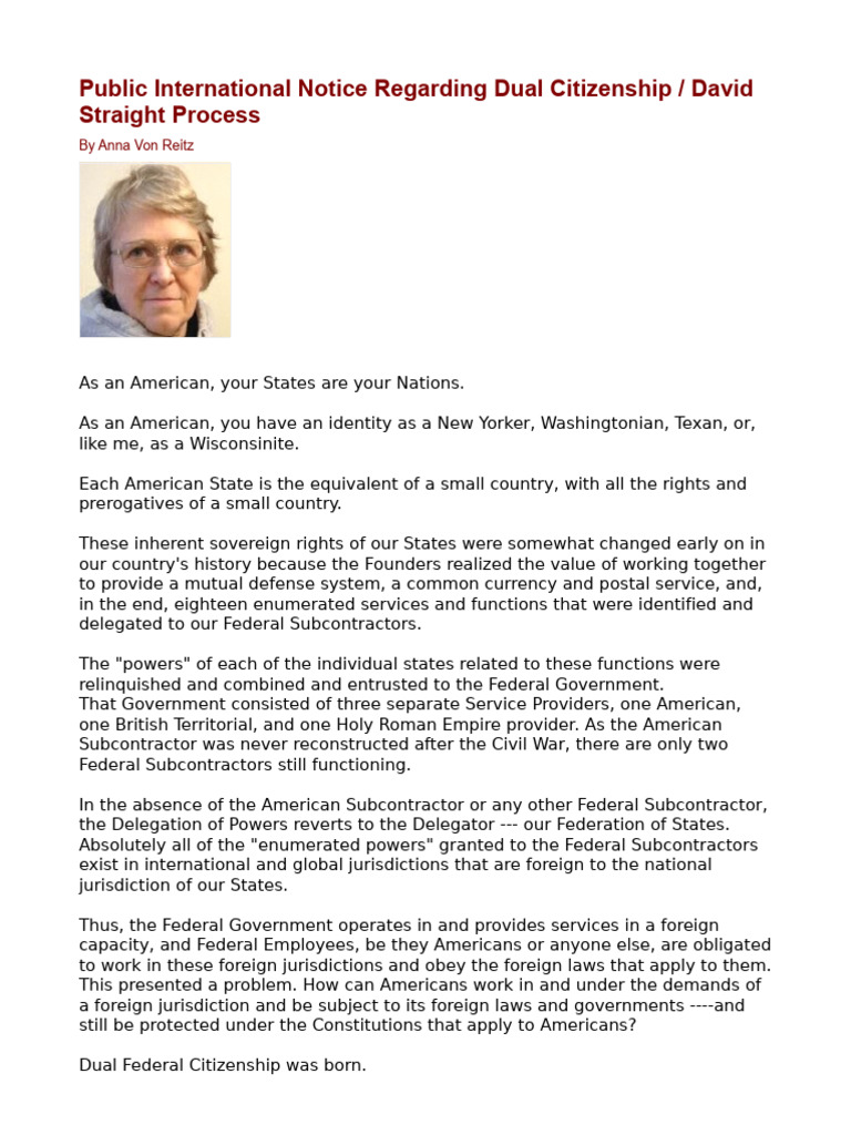 Understanding Dual Citizenship in America | PDF | Citizenship ...