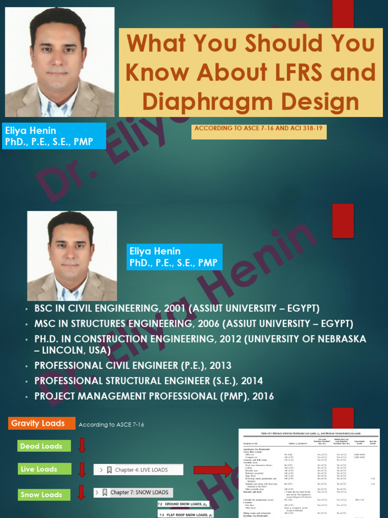 What You Should You Know About LFRS and Diaphragm Design | PDF | Beam ...
