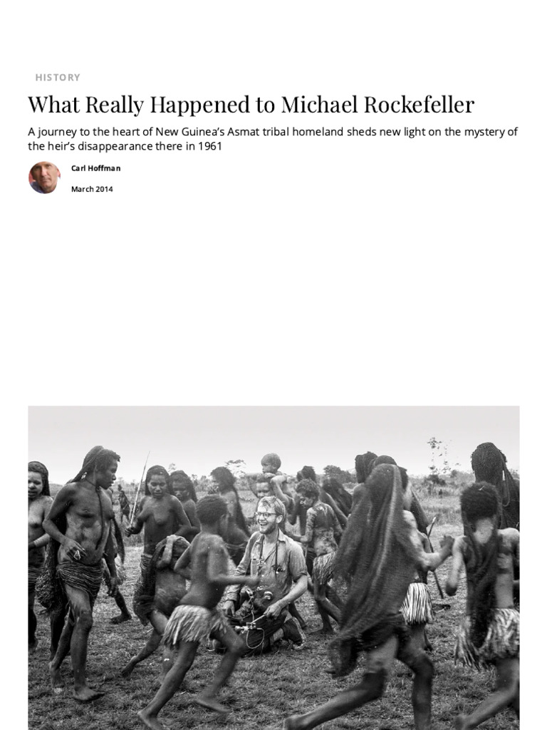 Unraveling the Mystery of Michael Rockefeller | PDF