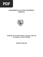 First Year LLB Syllabus | PDF