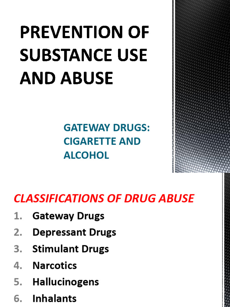 Prevention of Substance Use and Abuse | PDF