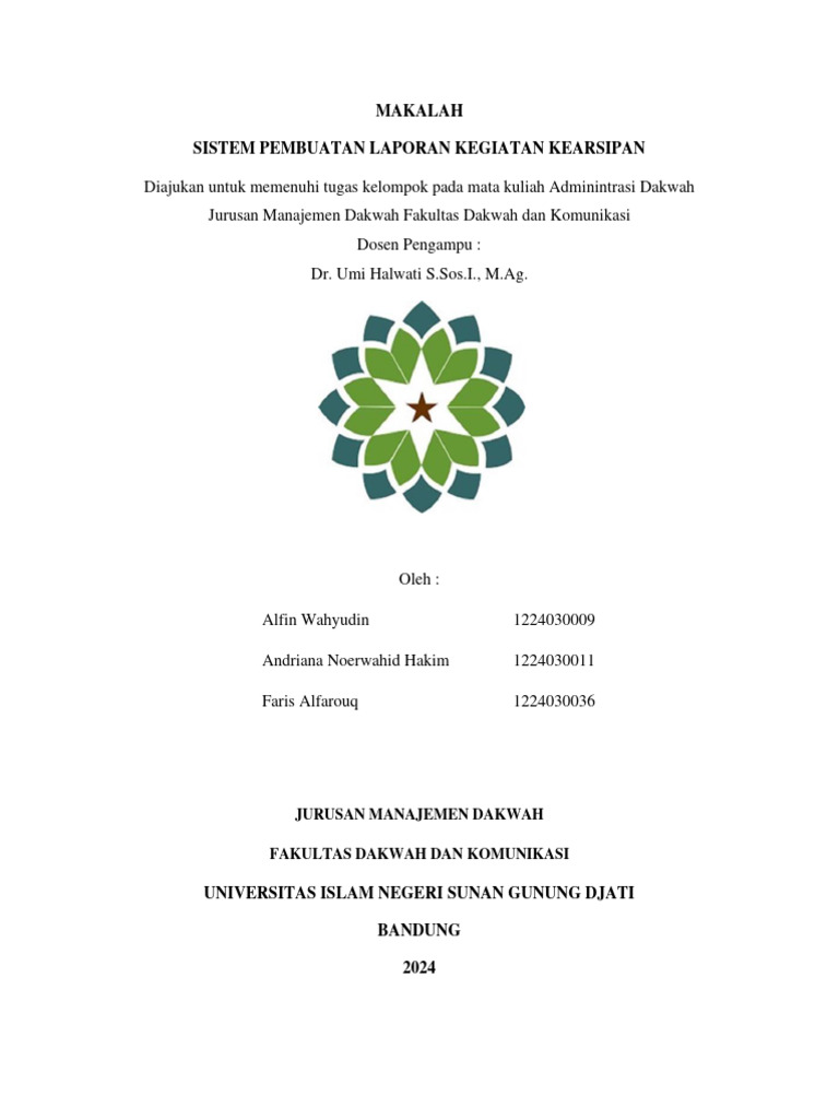 Sistem Laporan Kearsipan Efektif | PDF