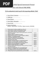 MDM Monthly Report Format 2024-25 | PDF | Kitchen | Kitchen Utensil