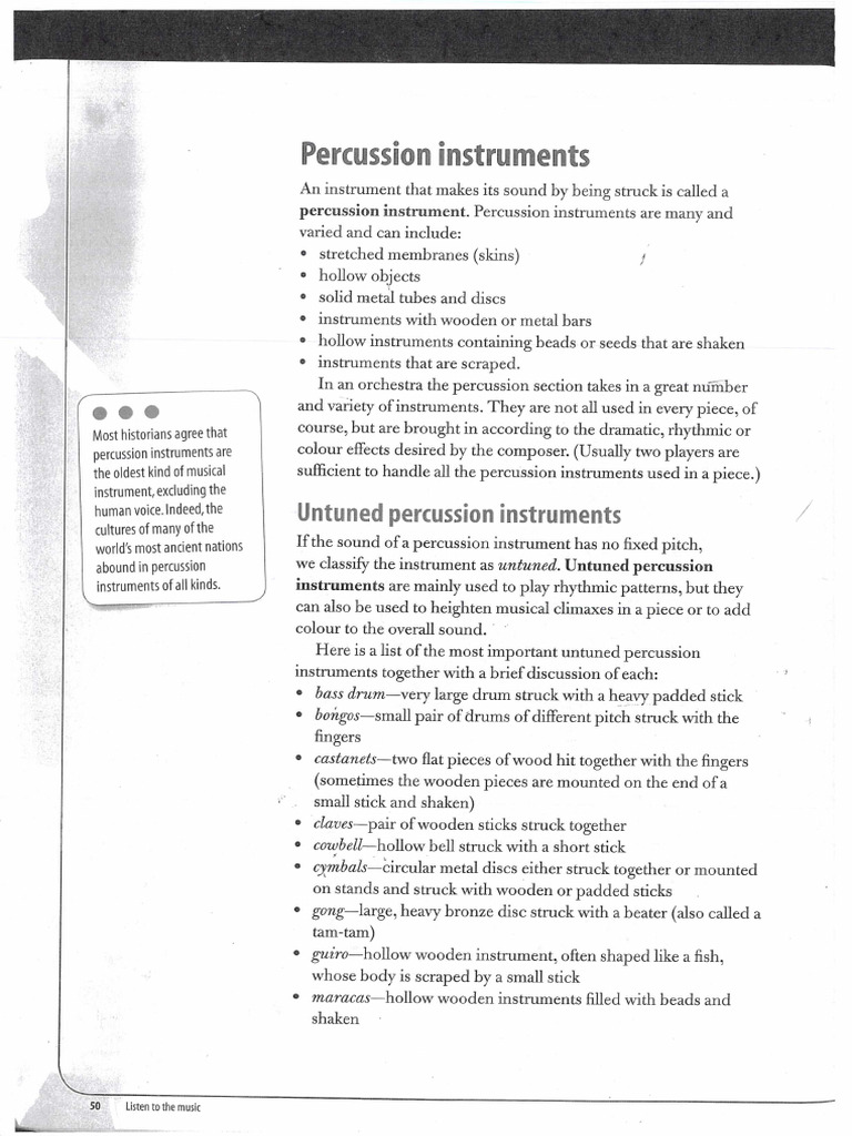 Percussion | PDF