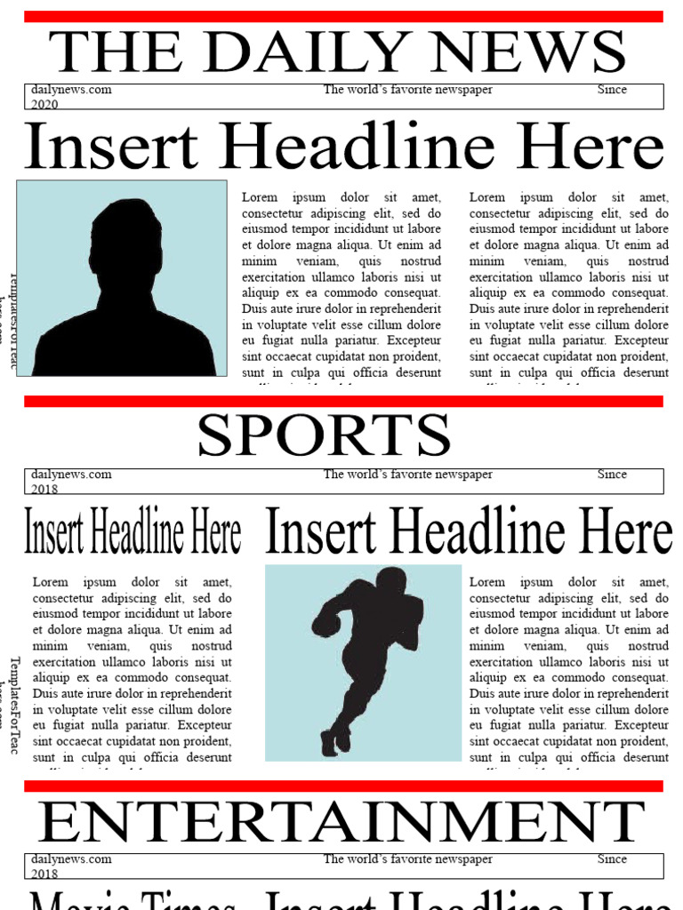 Newspaper Template | PDF