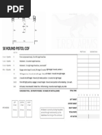 Combat Pistol Qualification Scorecard | PDF