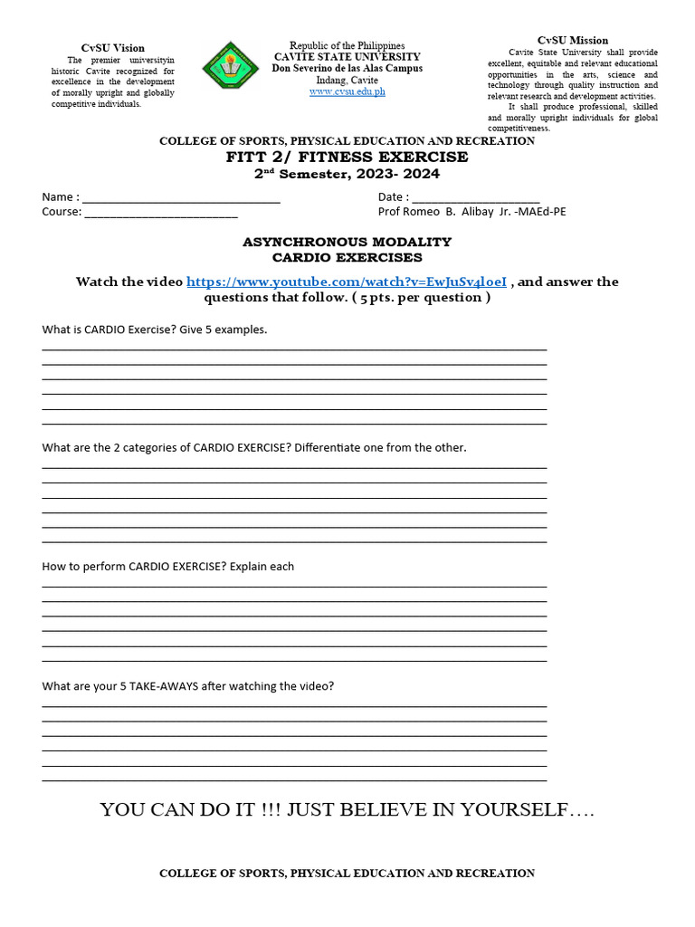 Asynchronous Modality Download Free Pdf Physical Exercise Physical Fitness