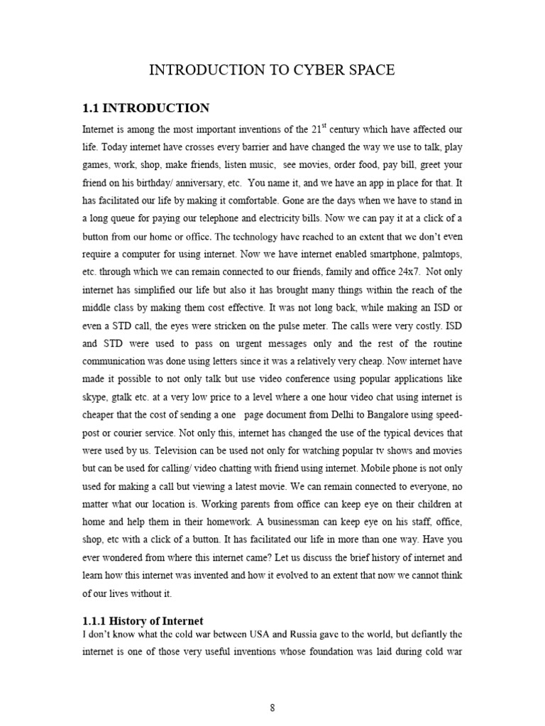 Introduction To Cyber Space | PDF | Domain Name System | World Wide Web