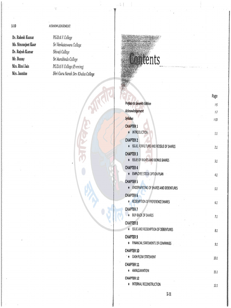 Corporate Accounting Semester 2 DU - BK Goyal (Complete) | PDF