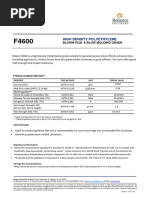 C080MA Impact Copolymer Data Sheet | PDF | Yield (Engineering ...