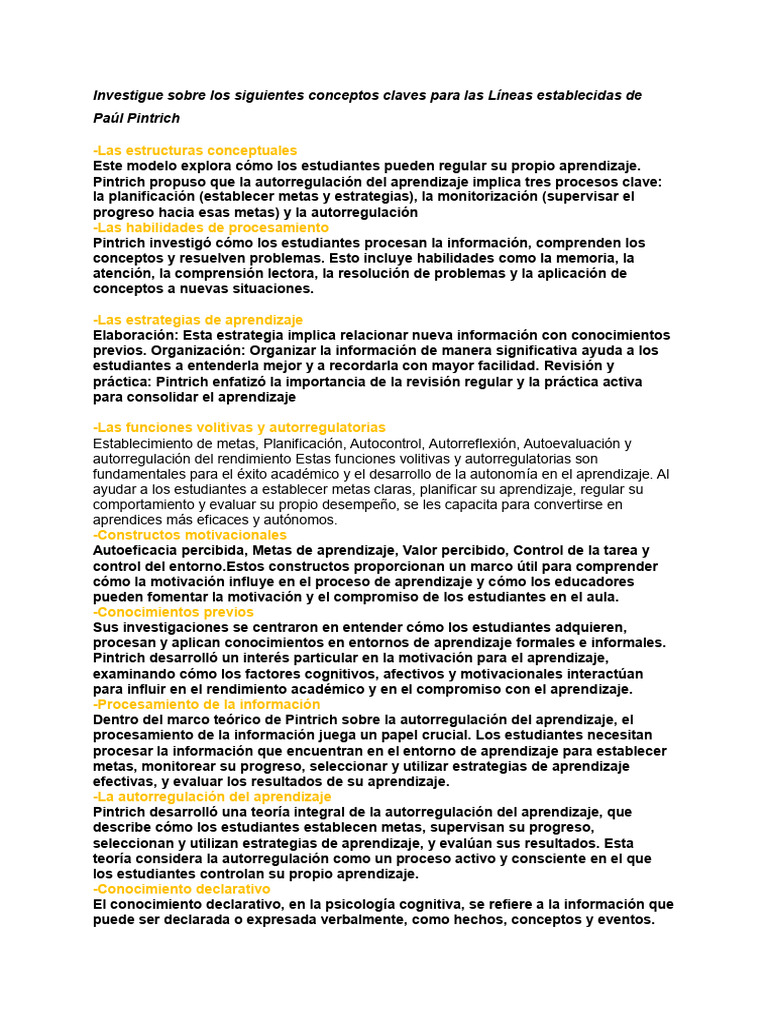 Huilcapi Vera Glosario 2-2c | PDF | Aprendizaje | Educación en artes ...