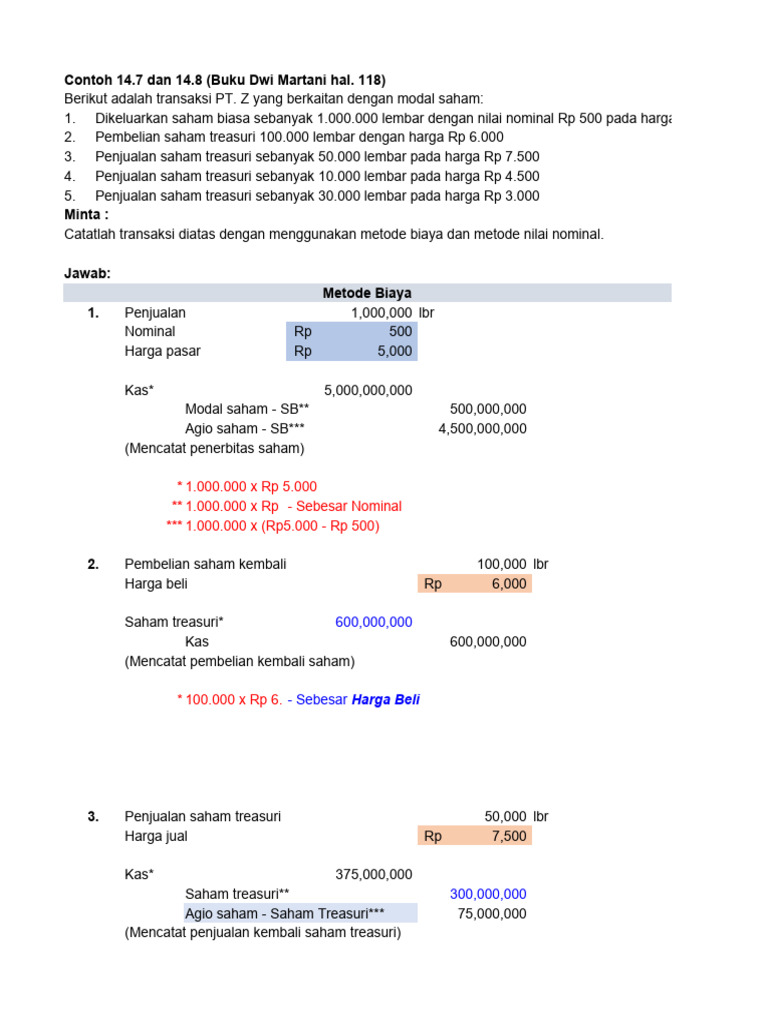 Contoh Harga Pasar | PDF