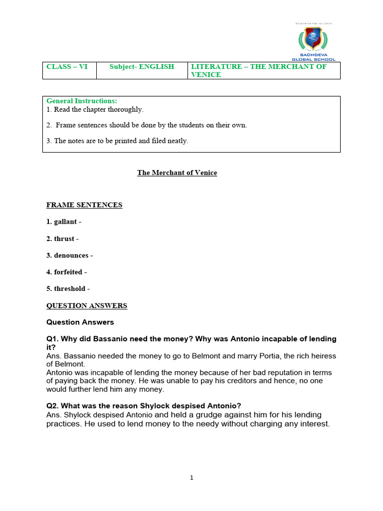 Class-VI ENglish Notes-23 Pandora and The Mystery Box | Download Free ...