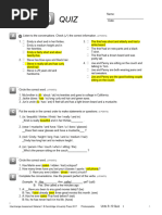 Interchange 3 - Workbook Answer Key - 5th Ed | PDF