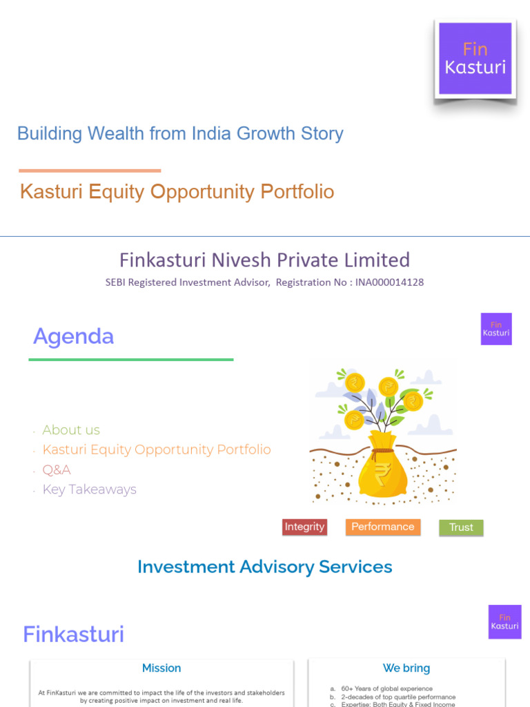 Inv - Pres Fin Kasturi | PDF | Investing | Stocks