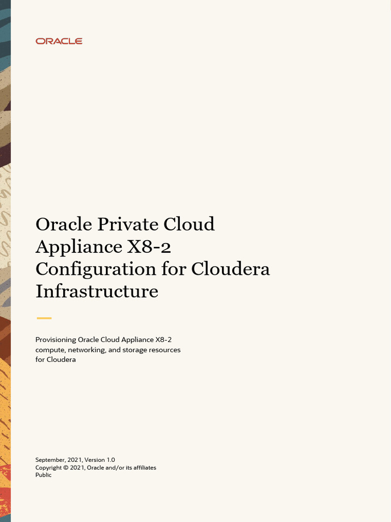 Configuring Pca For Cloudera CDP Techpaper | PDF | Computer Network | Virtual Machine