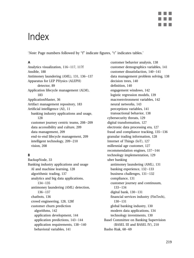 Index 2020 Building Big Data Applications | Download Free PDF | Apache Hadoop | Analytics