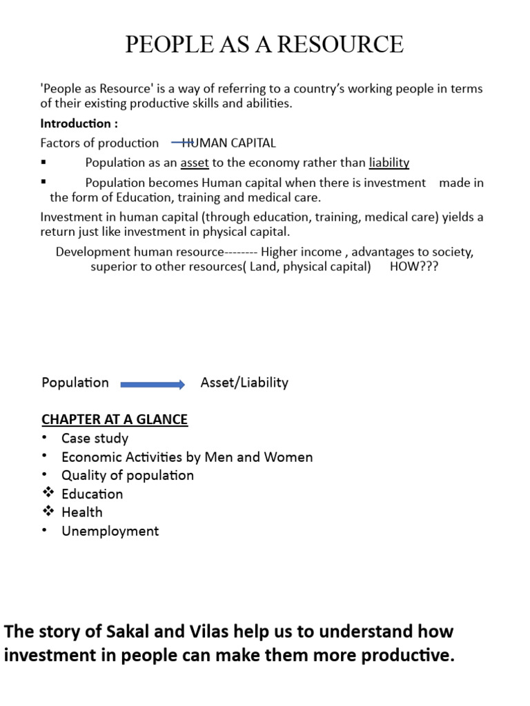 People As Resource | PDF | Human Capital | Health Care