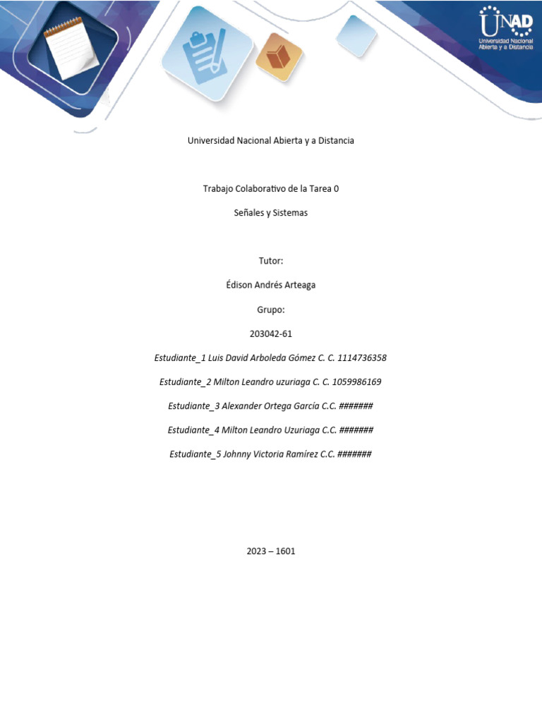 Ejercicio Grupal Luis Arboleda | PDF | Matemáticas Aplicadas | Objetos matemáticos