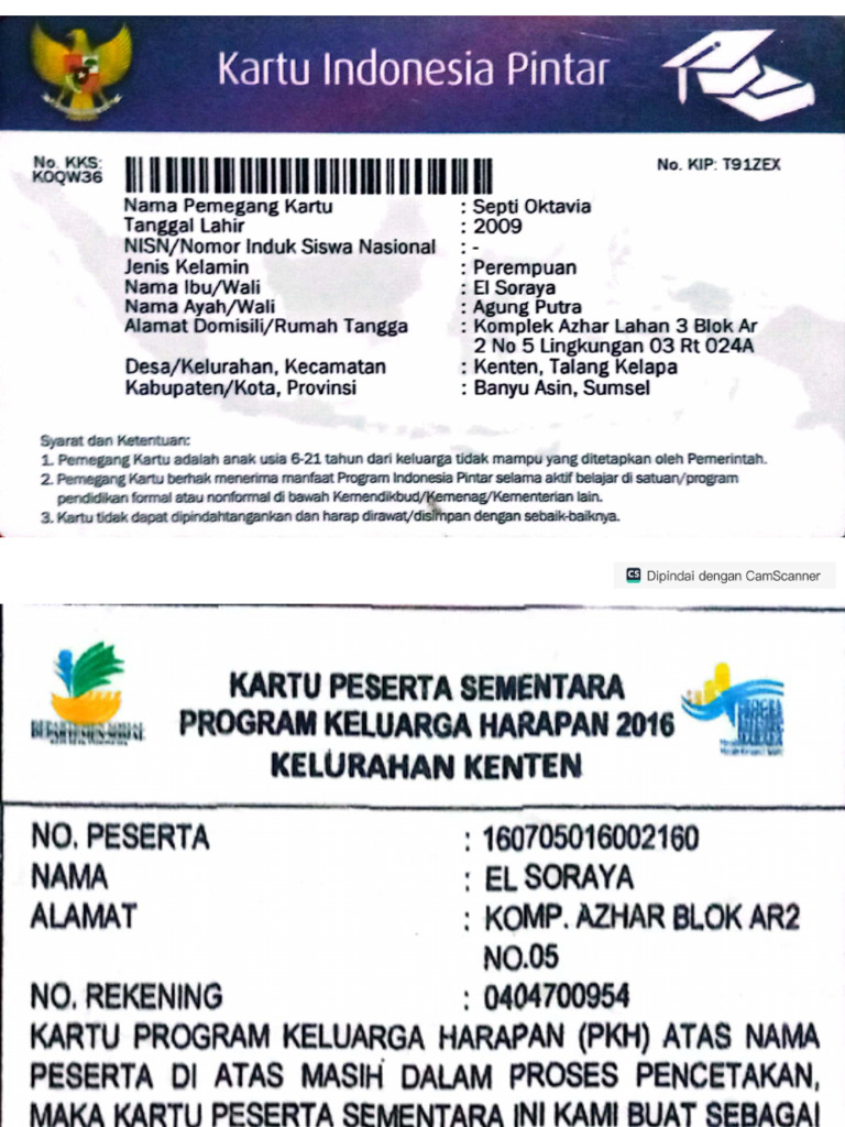 PIP Dan PKH | PDF