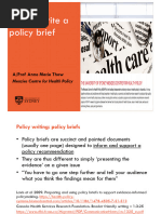 Briefing Note Format Example | PDF