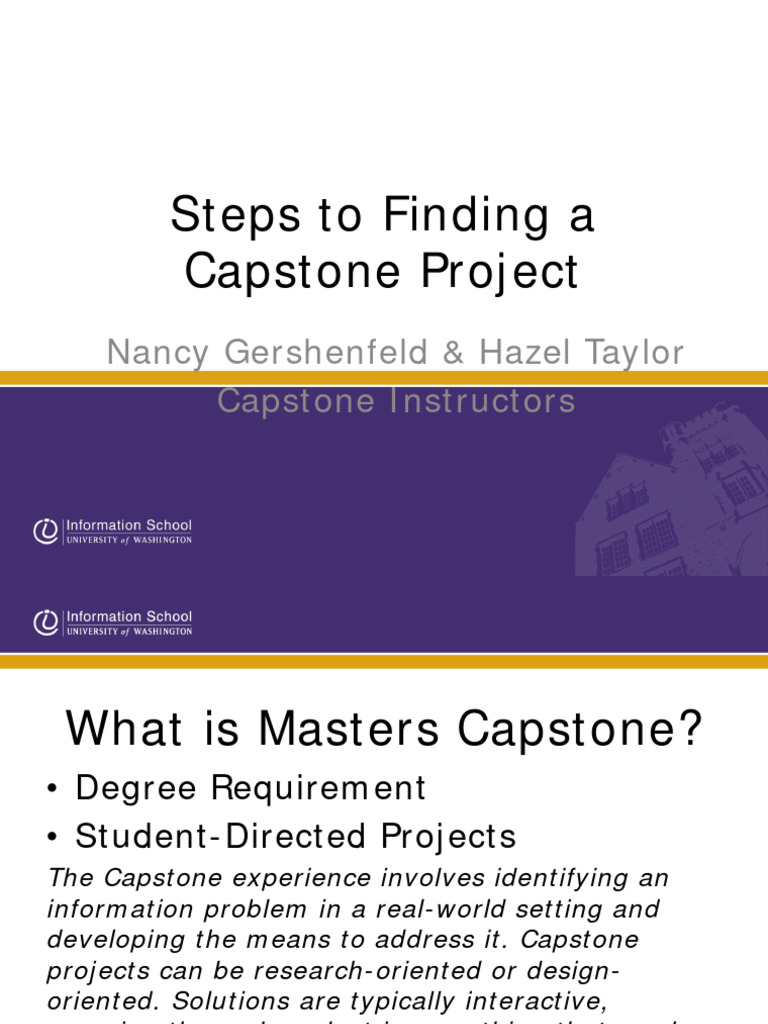 Capstone Info Session 2013 | PDF | Cognition | Learning