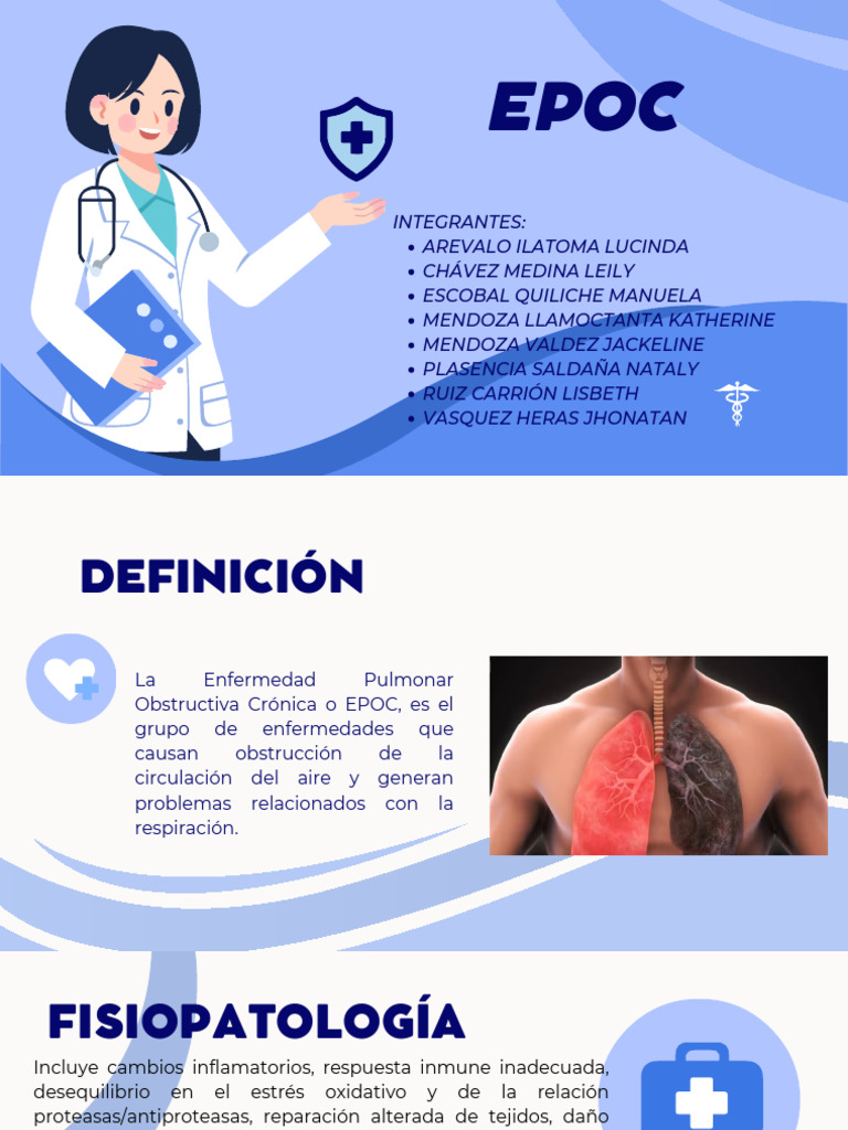 EPOC | PDF | Enfermedad pulmonar obstructiva crónica | Tos