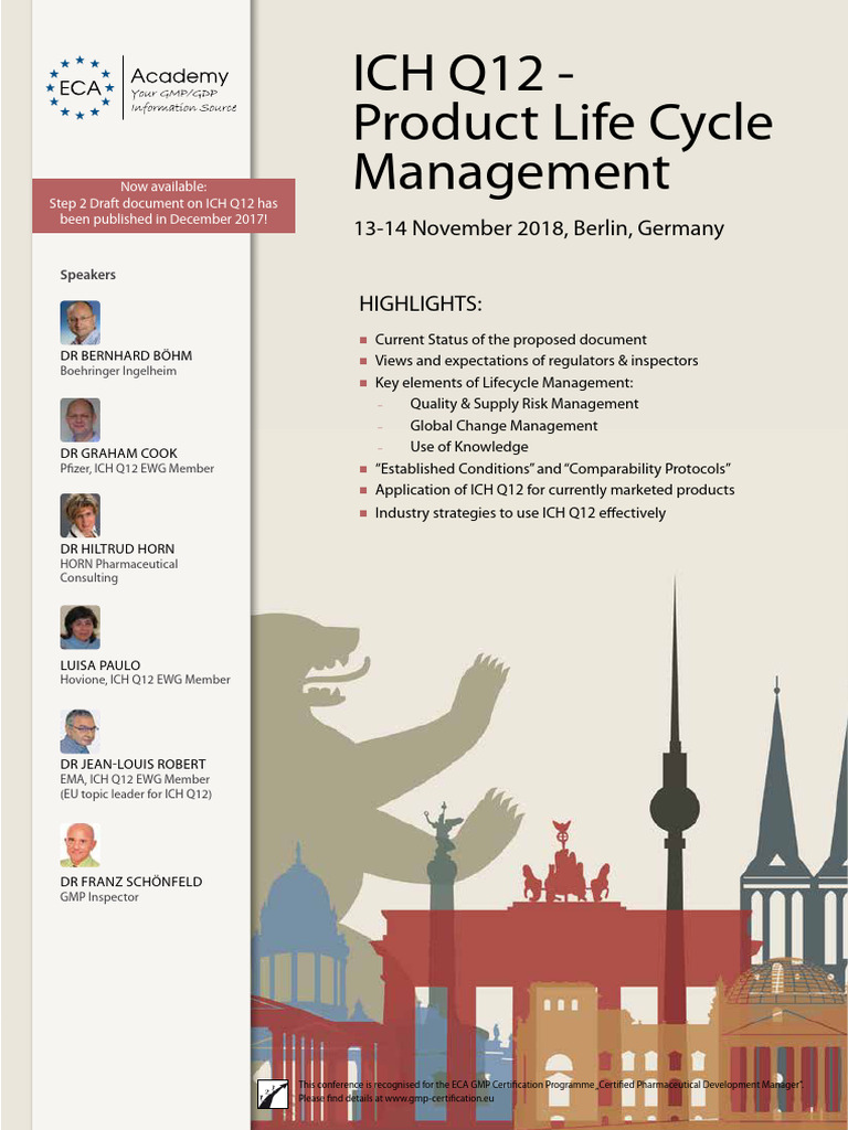 ICH Q12: Lifecycle Management Insights | PDF | Receipt | Accounts Payable