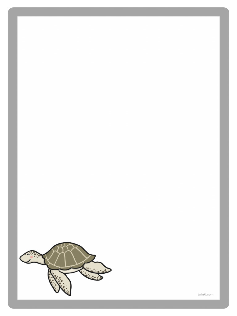 Turtle New Page Border - Ver - 1 | PDF