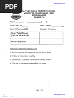2023 P6 FMA Mendaki PSLE (Paper 2) | PDF | Teaching Methods & Materials